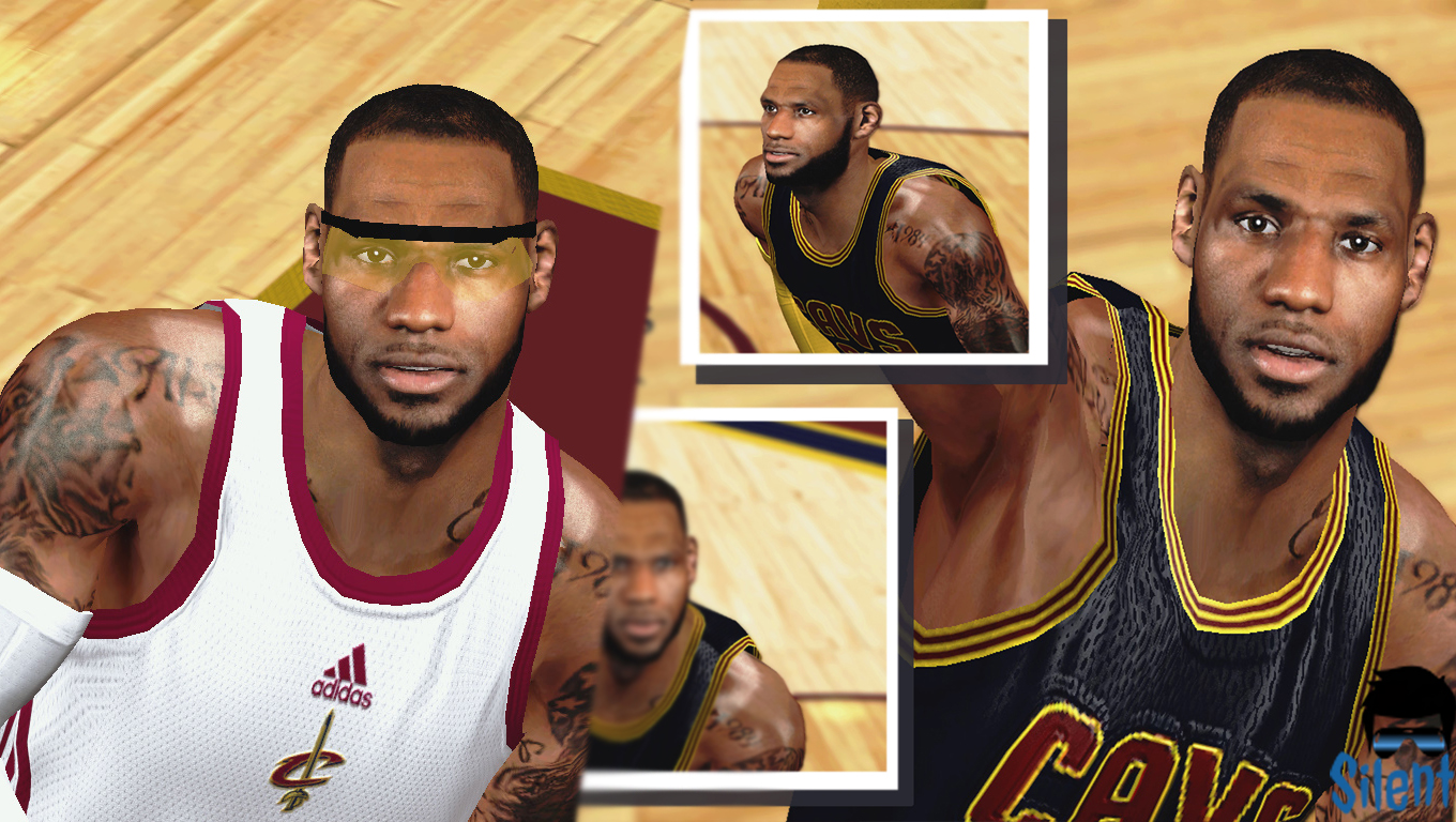 Lebron James Cyberface Realistic W/ & W/O Goggles By Silentlytan2K [FOR ...