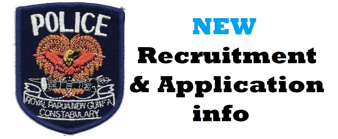 PNG Police Recruitment 2023 and 2024 Training - P.N.G. Insight
