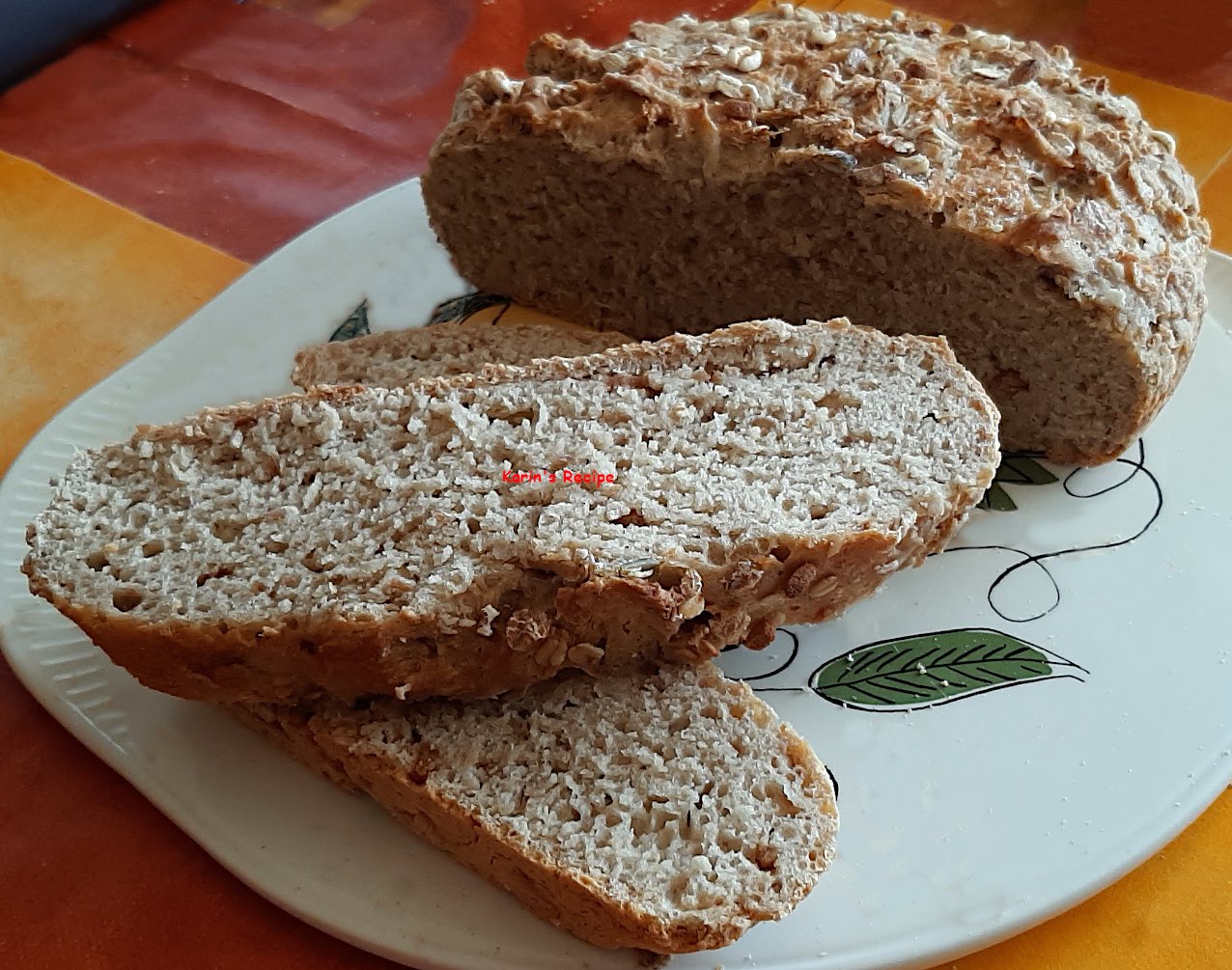 Karin's Recipe: Roti Serealia Madu (Honey Mix Oats Bread)
