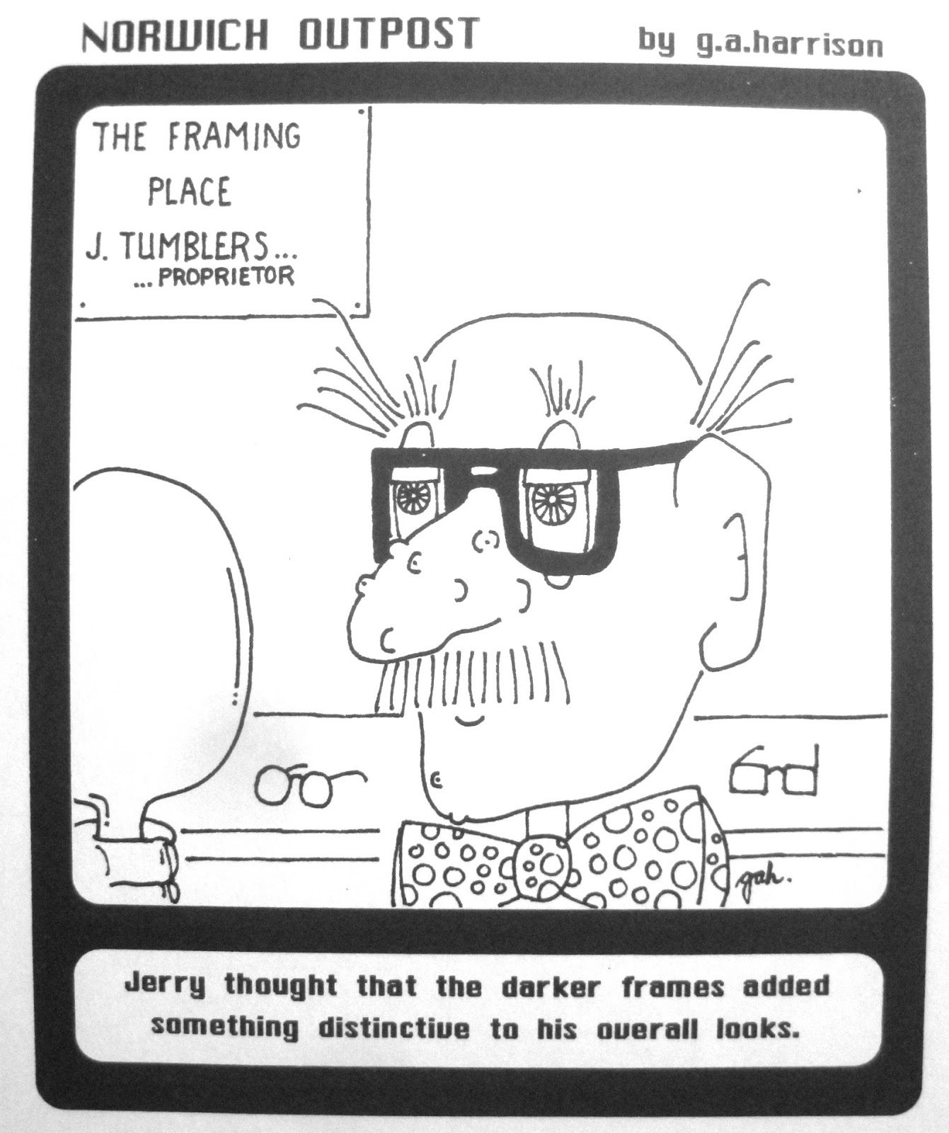 It Strikes Me Funny by G. Harrison: Norwich Outpost Cartoons (3)