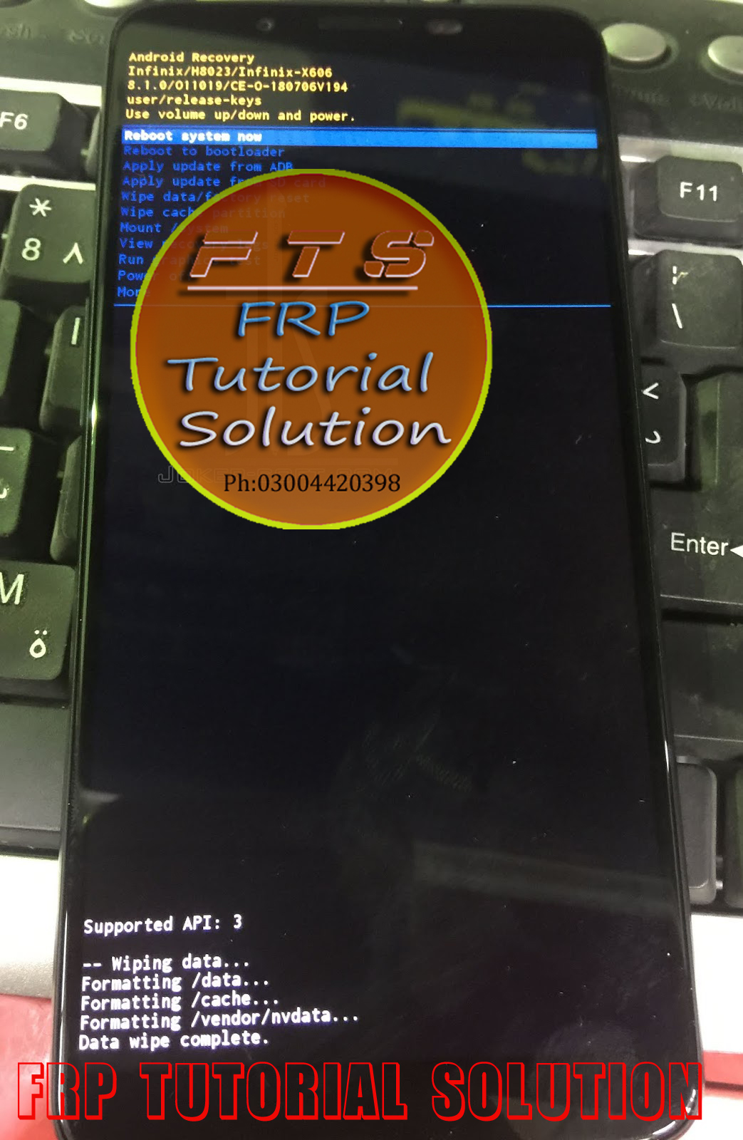 Format Method And Factory Reset For The Infinix X606 Phone Through The ...