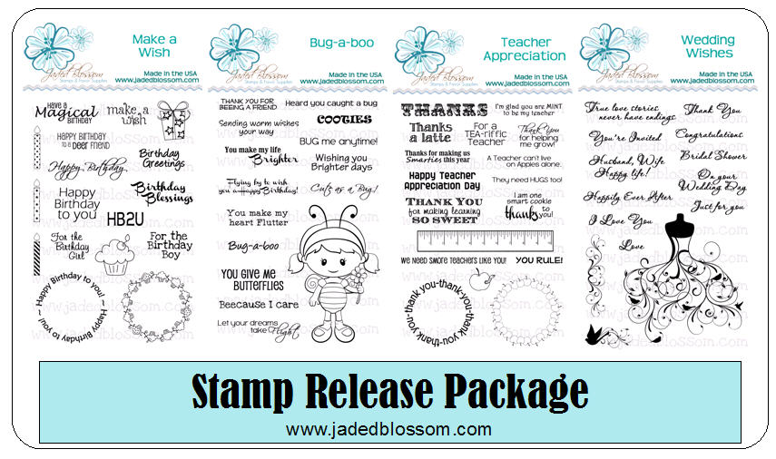 Jaded Blossom: Stamp Release Blog Hop!!!