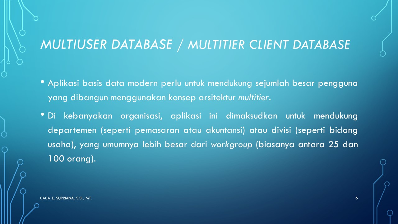 IF164106 - Pengaksesan Basis Data [2] Aplikasi Basis Data