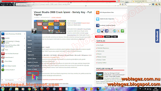 ARADIĞIN BURDA: VİSUAL BASİC SERİAL KEY