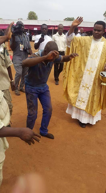 Photos: Crippled Man Healed After Touching Iwene Tansi Body In Anambra ...