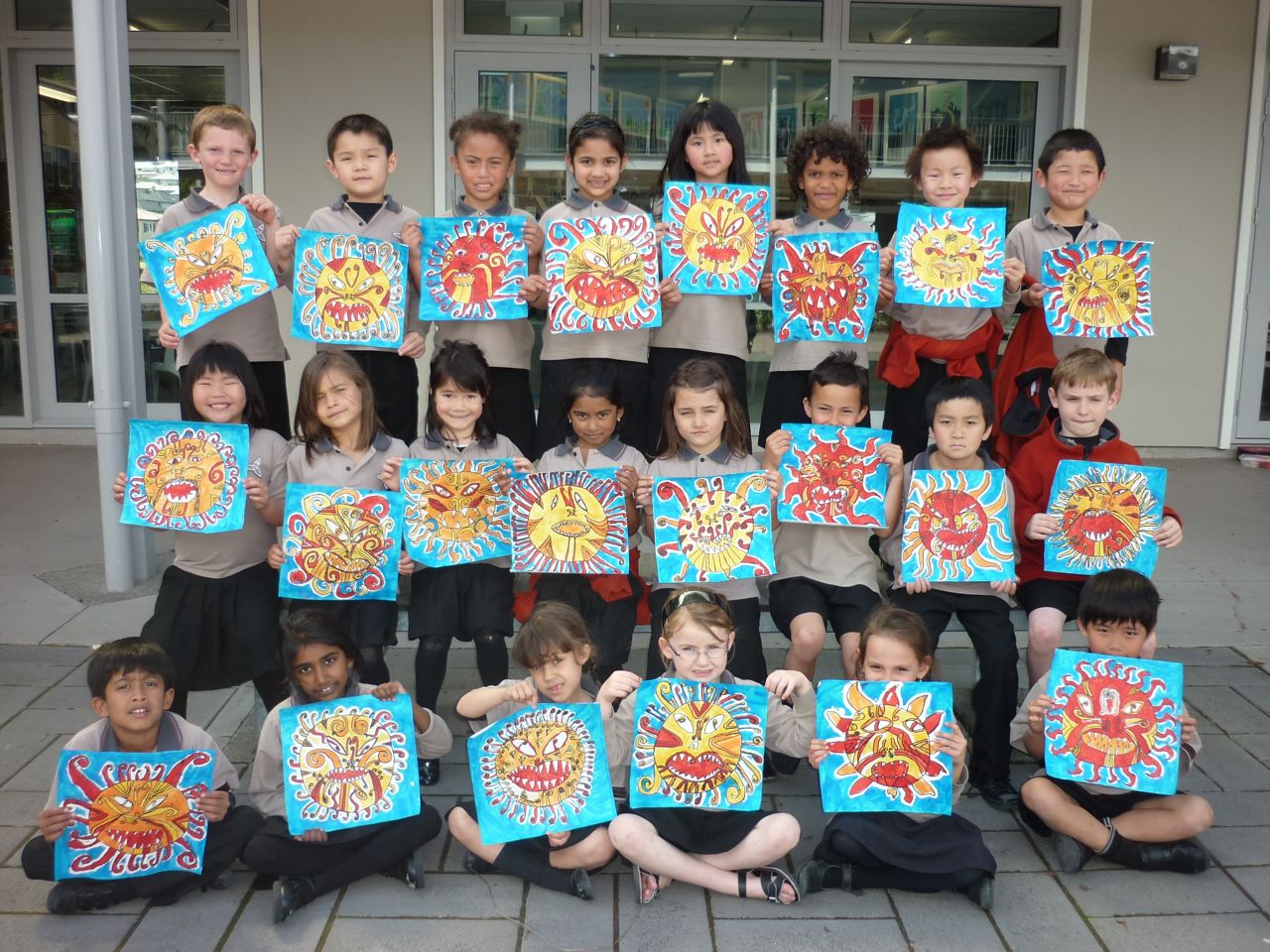 Miss Baker's Beaut Bunch: Maui slows the sun artwork!