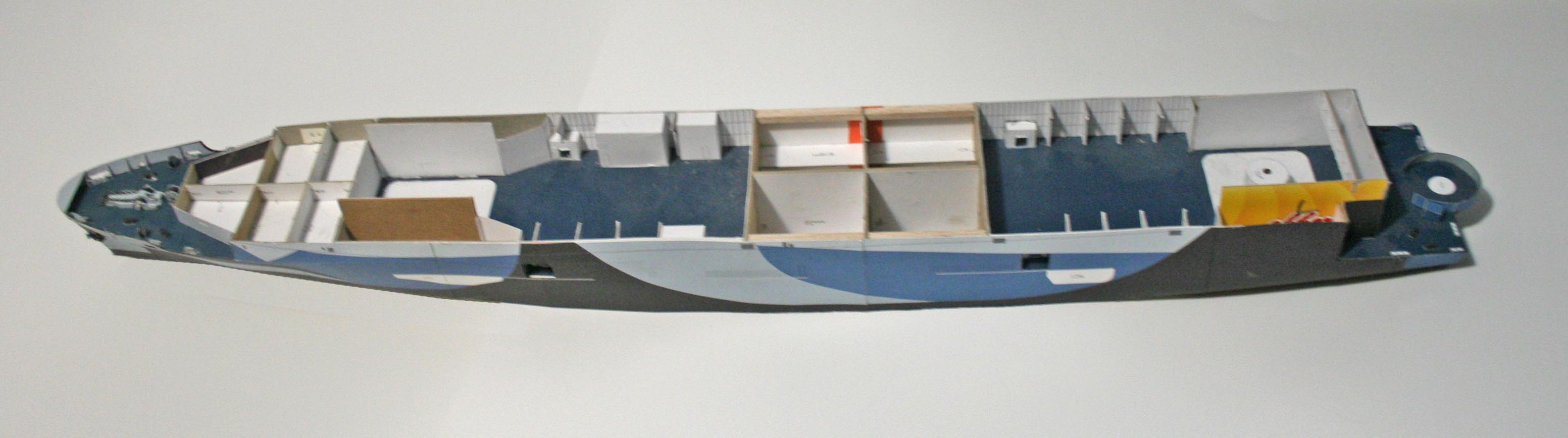 David's Paper Cuts: USS Gambier Bay -- 1/200 Scale Paper Model