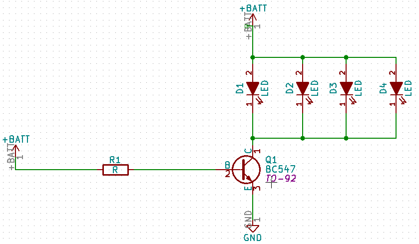 Electronica de Pioquinto: Como encender un LED con un transistor ...