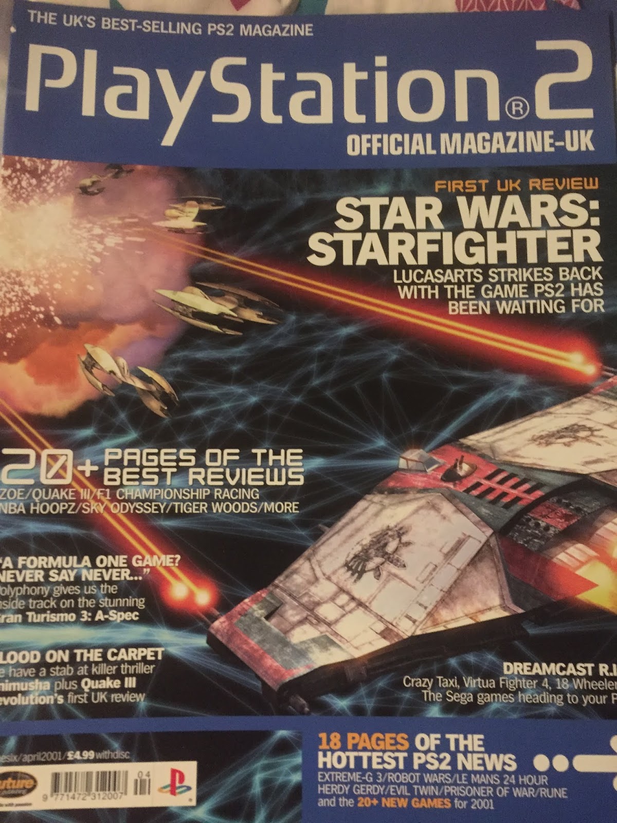 The Official Playstation 2 Magazine Chronology: Issue 6 (April 2001)