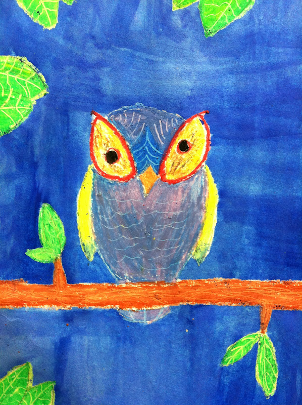 Mrs. Wille's Art Room: Oil pastel owls
