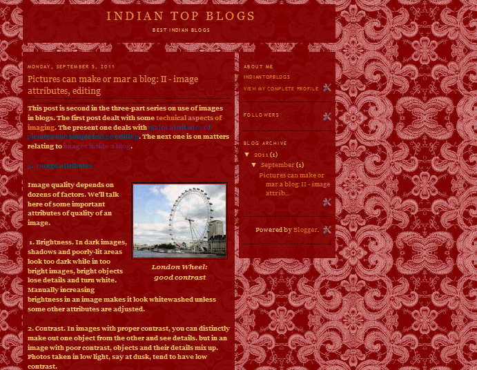 Best practices in use of images on websites and blogs | Top blogs