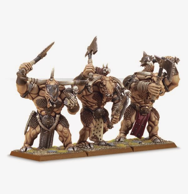RED COMET: Warhammer Fantasy Beastmen: Minotaurs