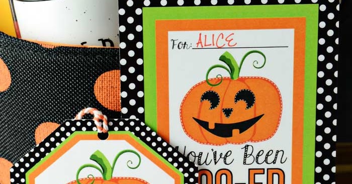 Boo Basket Ideas and Free Printables | i should be mopping the floor
