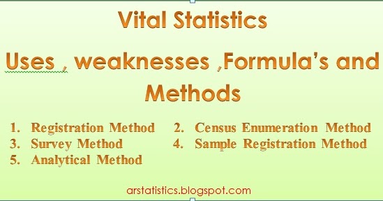 Vital Statistics Uses Weaknesses Formula s And Methods 1 Registration vital-statistics-uses-weaknesses-formula-s-and-methods-1-registration
