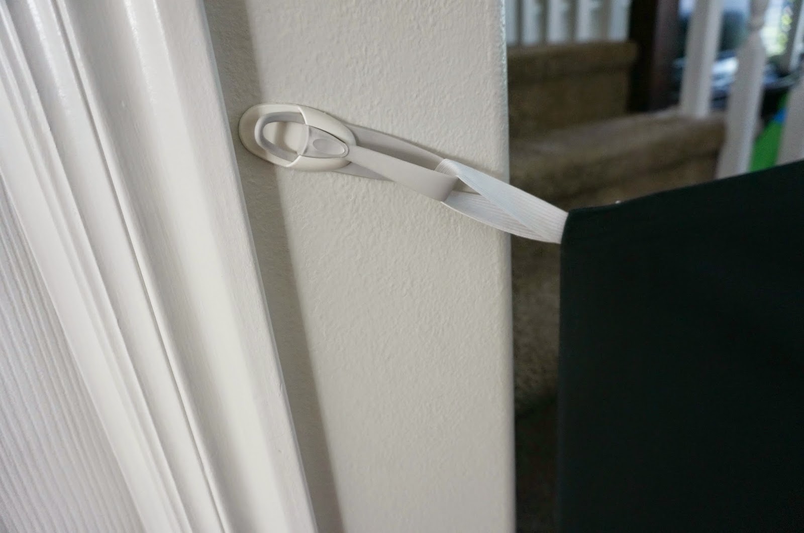 two points for honesty: DIY fabric baby gate