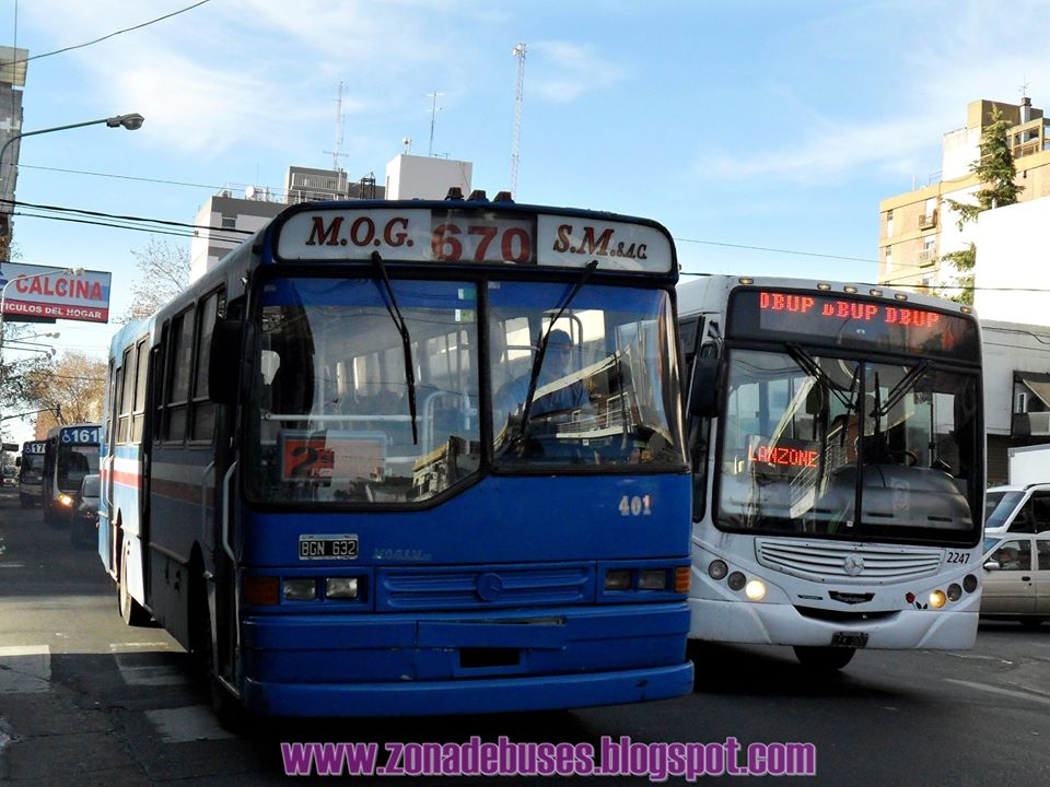 Colectibus - Zona de Buses: LINEA 670