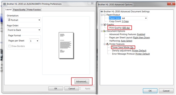 The Tech Club: Toner/Ink Save Options for Printers