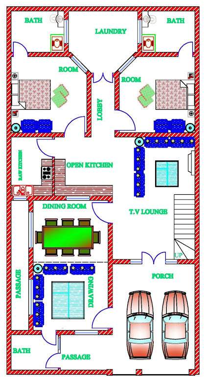 Auto-Cad House Plan 13 - Civil & Architect Work