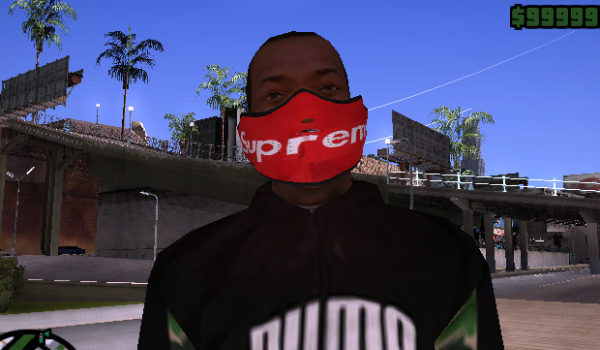 Red Supreme Mask | GTAind - Mod GTA Indonesia
