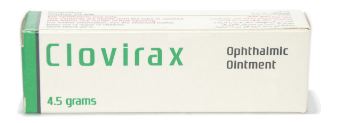 دليل الأدوية العالمي: Clovirax Eye Ointment مرهم العين كلوفيراكس