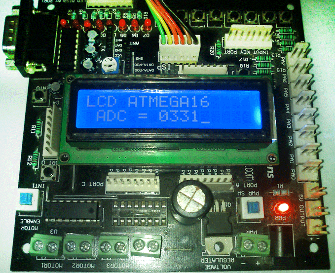 Embedded Engineering : Atmel AVR ATMega16 Interfacing WIth 16x2 char LCD