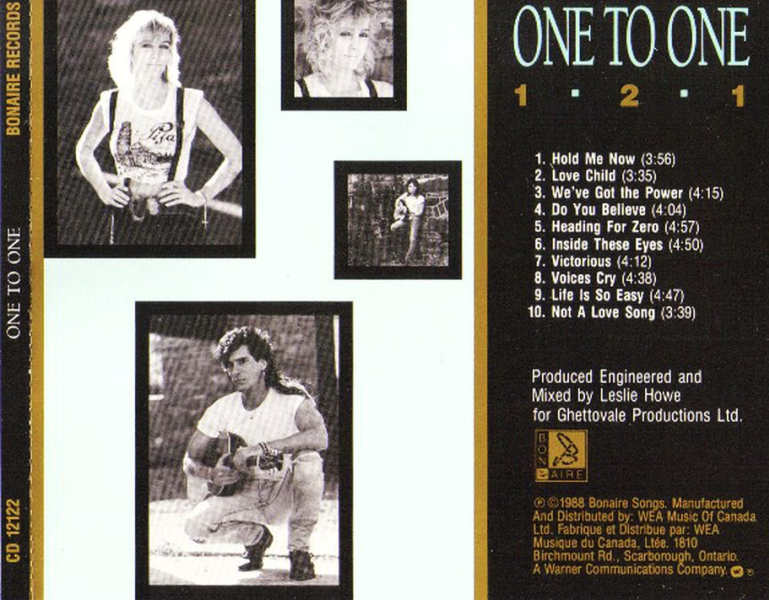Hard Rock / AOR Heaven: ONE TO ONE - 1-2-1 (1988)