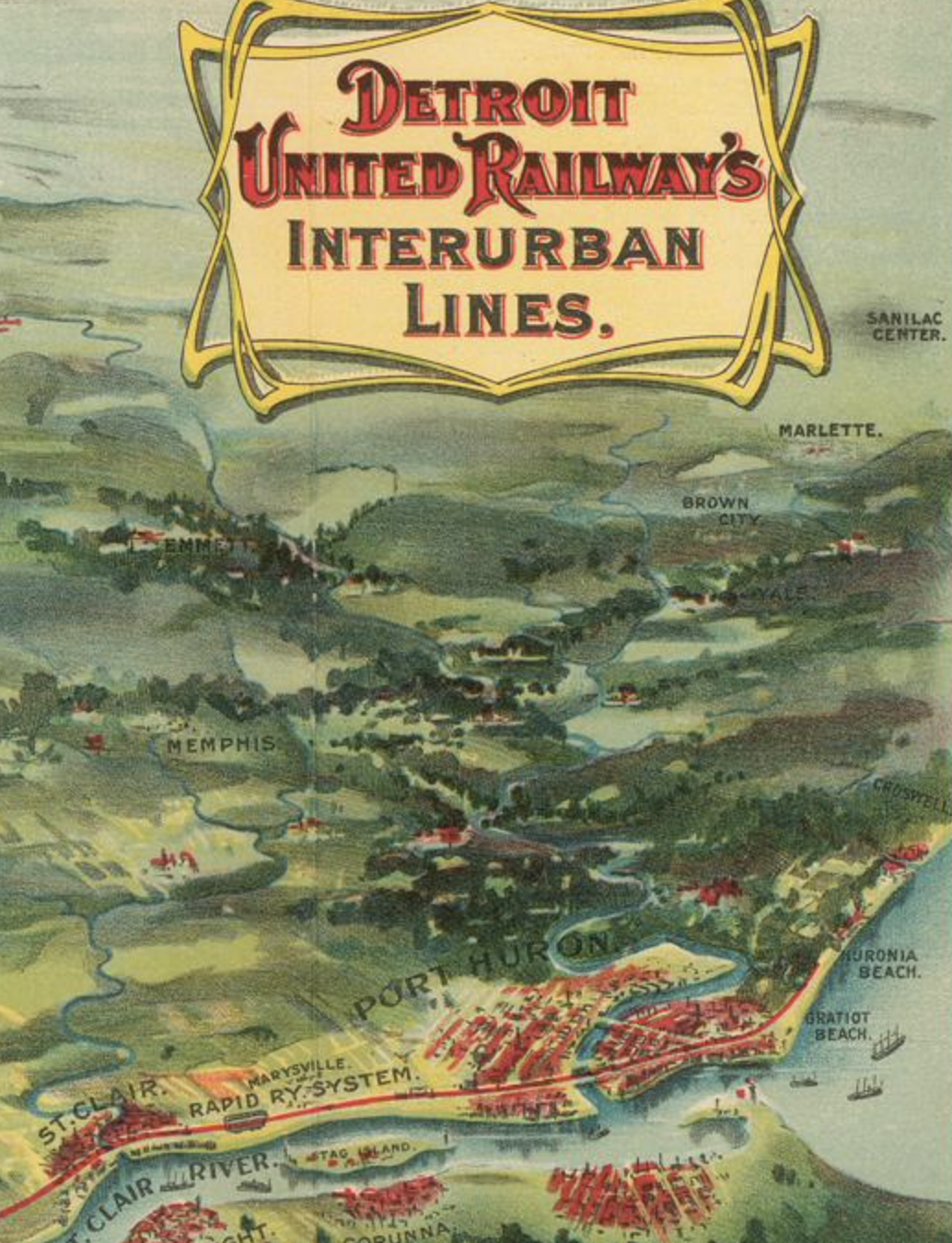 Map of the Week: Detroit's Urban and Interurban Charms