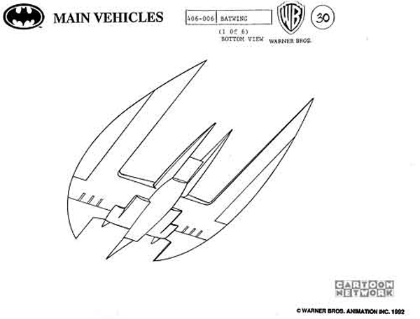 Batwing Coloring Pages