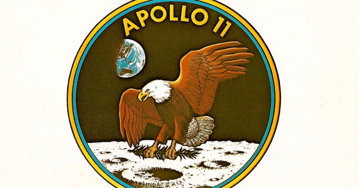 My Favorite Postcards: The Insignia / Emblem for Apollo 11