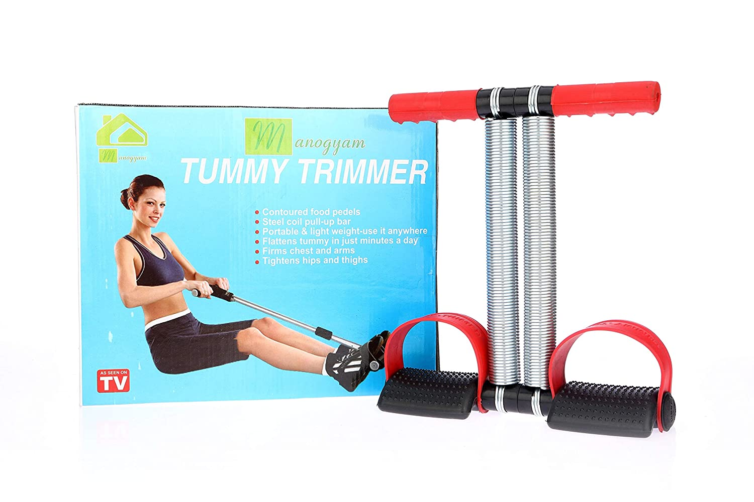 Manogyam DTTRB 01 Steel Double Spring Multipurpose Tummy Trimmer-Ab ...