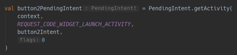 Android Make a PendingIntent:산을 붉게 물들이는 꽃