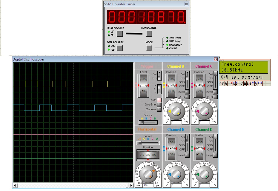 keyur's way: Frequency control of inverter (Proteus simulation)