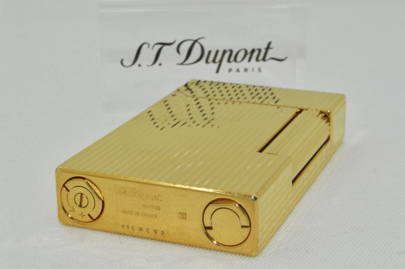 ziq S.T. DUPONT collections: ORIGINAL S.T.DUPONT LINE 2 GOLD WITH NICE ...