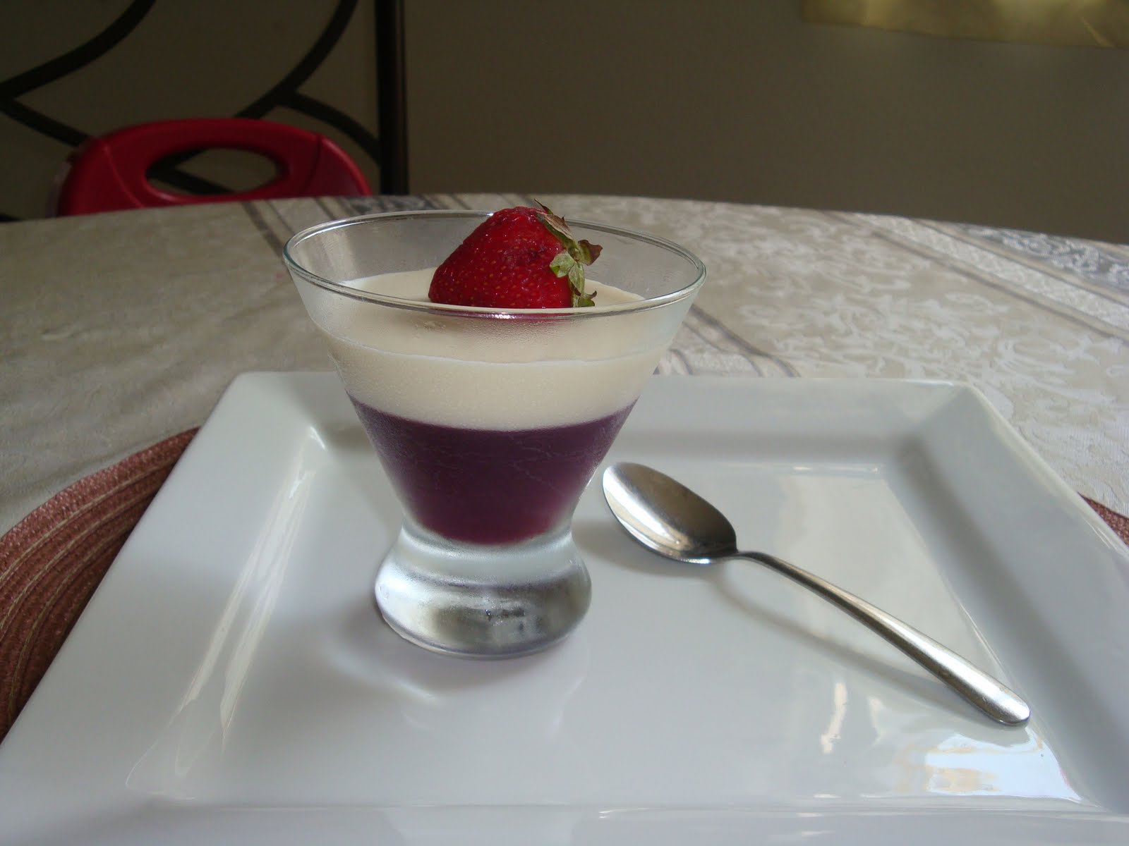 Sweet Home Recipes...: Layered Vanilla Panna cotta