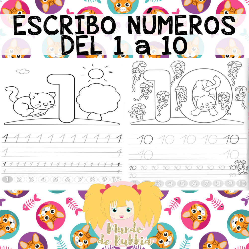 Escribir Numeros En Palabras Del 1 Al 10