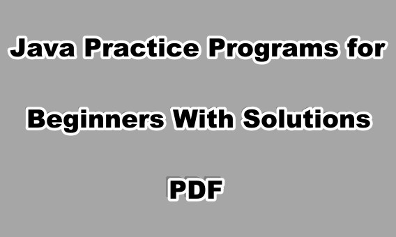 c programs for practice pdf