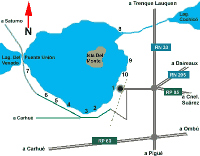 Laguna del Monte en Guaminí | Pesca en America Latina