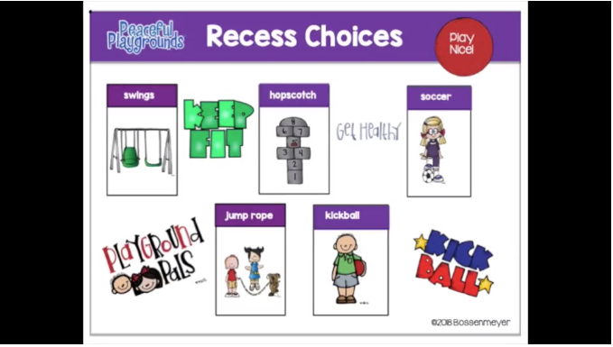 Recess Choices Cards | Peaceful Playgrounds | Recess Doctor Blog