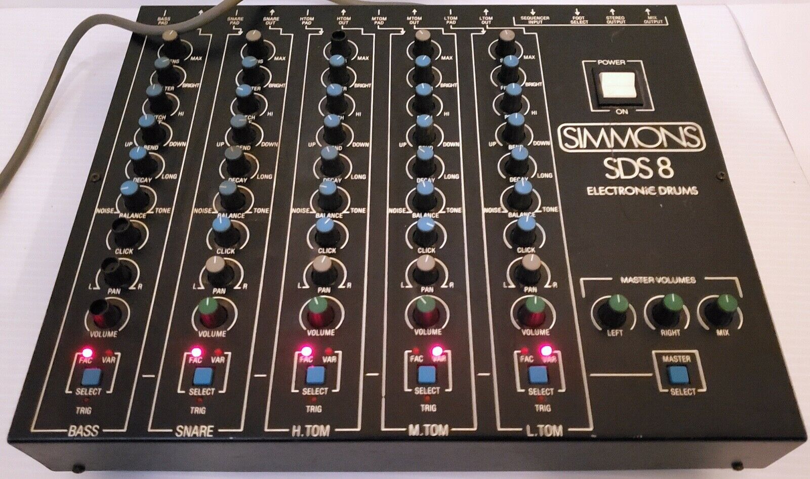 MATRIXSYNTH: Simmons SDS 8 Analog Electronic Drums SN 82279