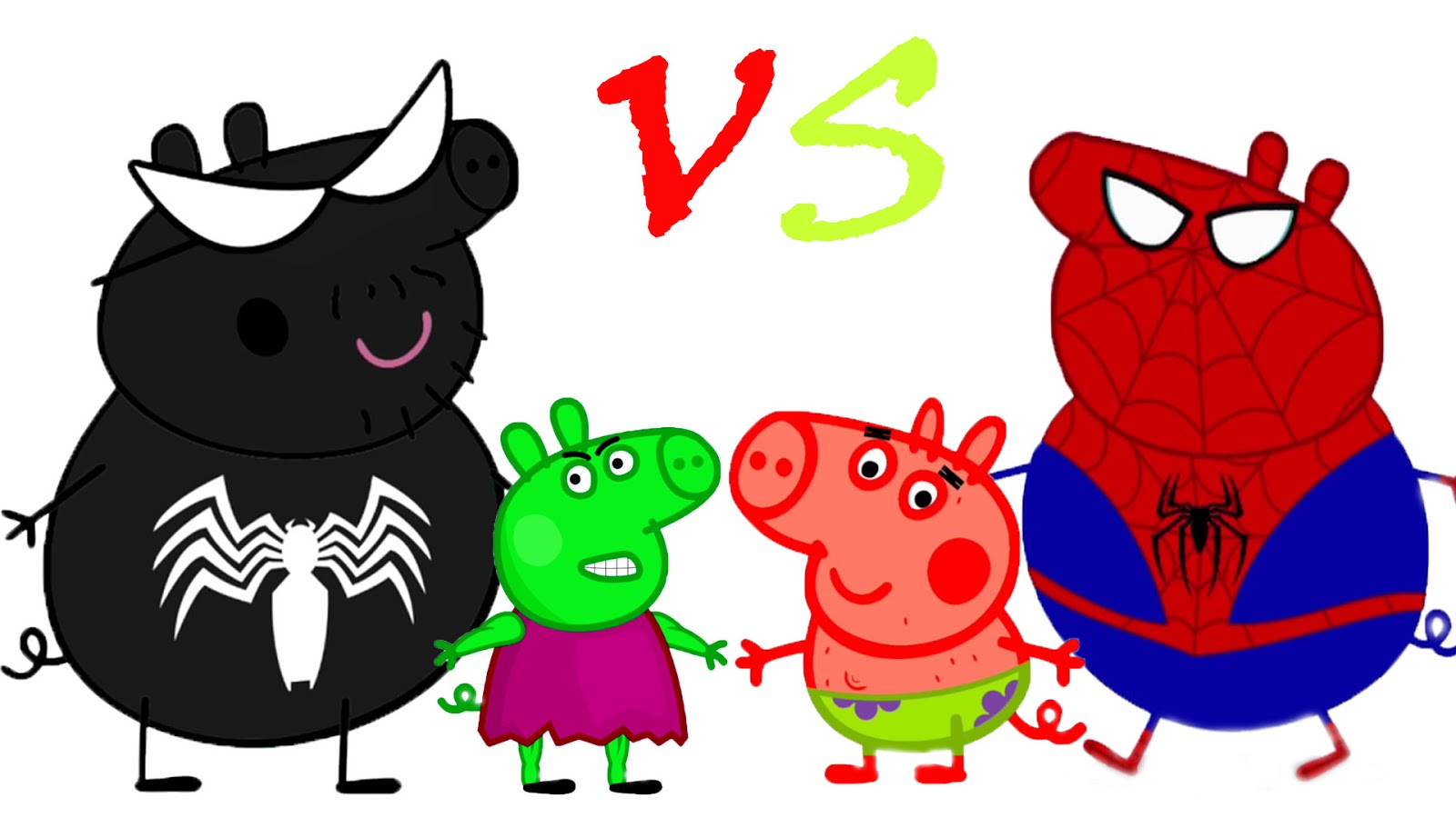 Finger Family Kids Studio: PEPPA PIG en español SE DISFRAZA Venom y ...