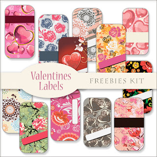 Scrap. DOT: Freebies Kit - Valentines Labels Kit