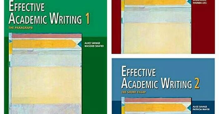 Effective Academic Writing (1+2+3)