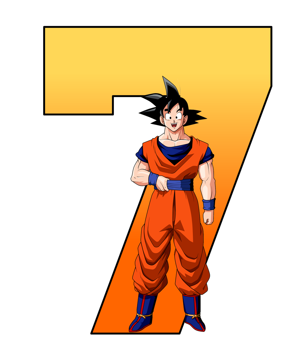 Kits imprimibles gratis : Dragon Ball Z Números