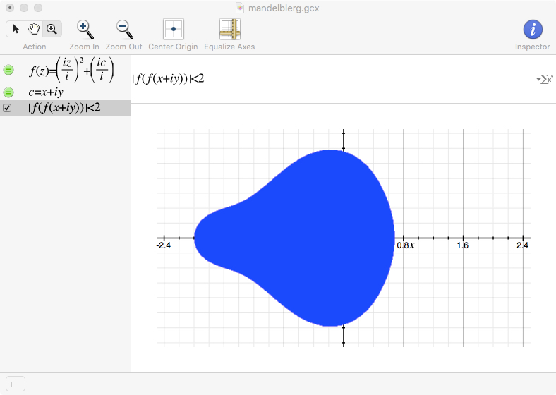 LabKitty: Plot the Mandelbrot Set Using Grapher