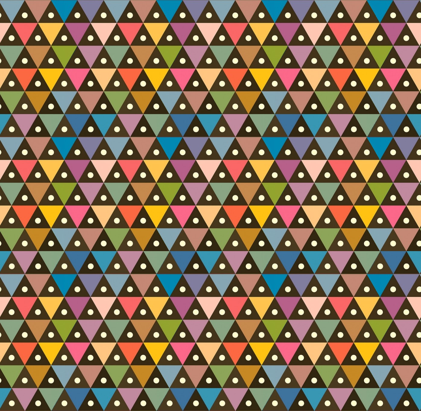 Tileable Colorfull Triangles Fabric Wallpaper Texture + (Maps ...