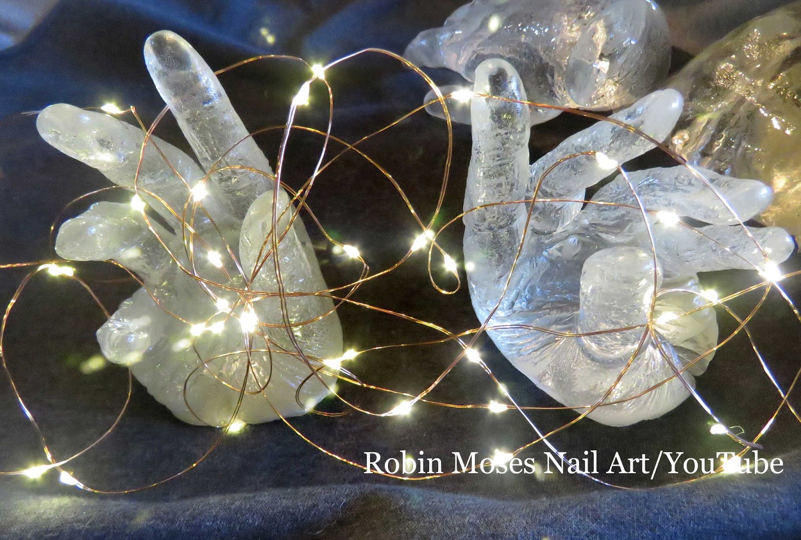 Nail Art by Robin Moses: Make Glass Hands with me! Clear Resin Hand ...