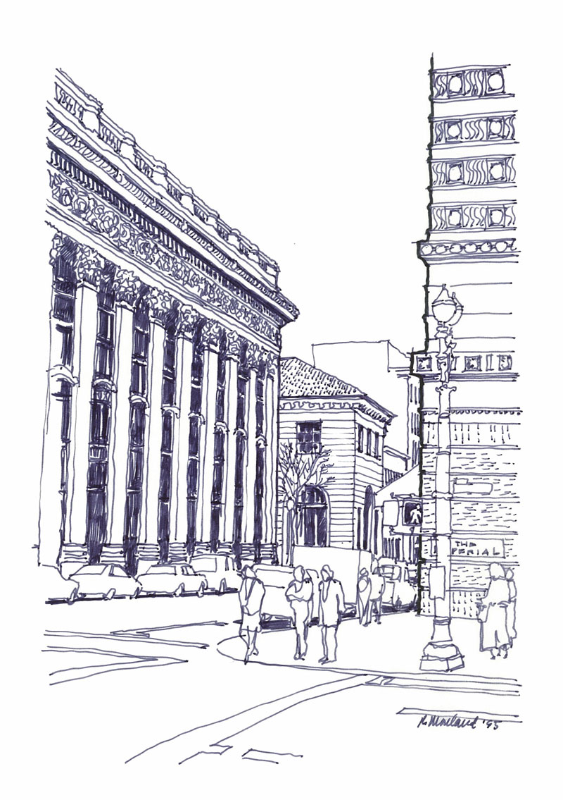 MCM DESIGN: Downtown Portland Sketches