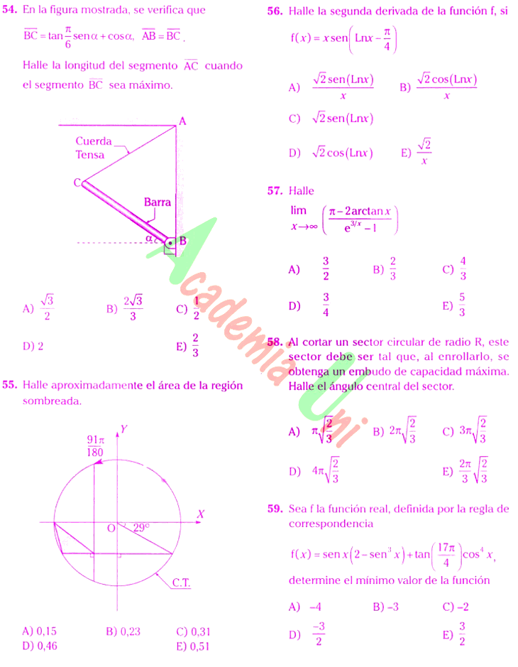 DERIVADA TRIGONOMÉTRICA RESUELTA