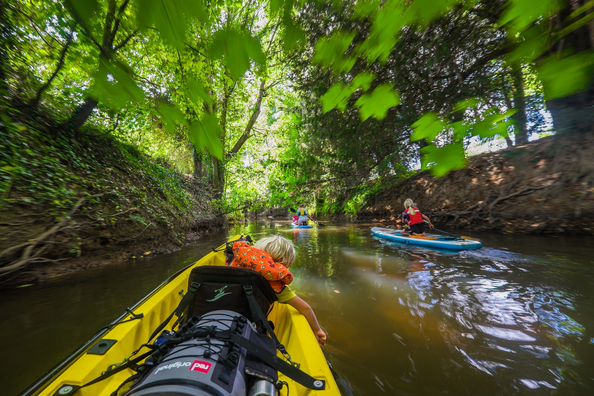Family paddle to Isfield Weir
