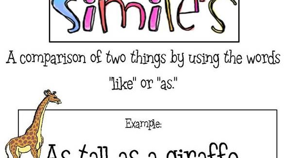 Teaching English with Pleasure: List of As...As... Similes